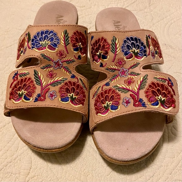 Alegria | Shoes | Algeria Floral Sandal Wedge Shoes Nwt | Poshmark